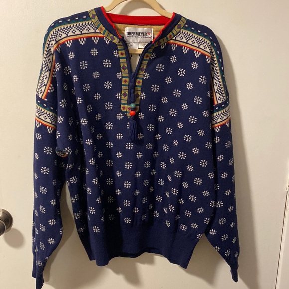 Obermeyer | Sweaters | Obermeyer Ladies Covet Wool Blend Vintage 8s 4 ...
